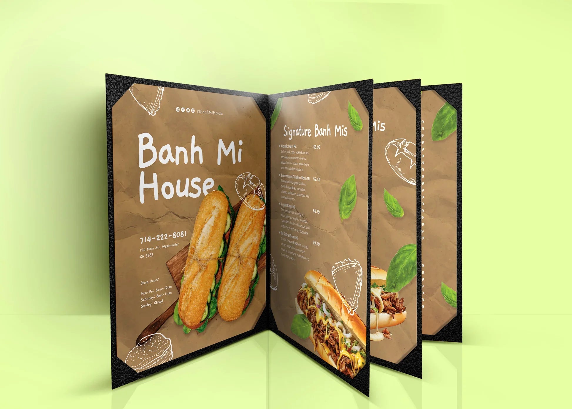 4 Page - Restaurant Menu Book – Westminster OC Printing